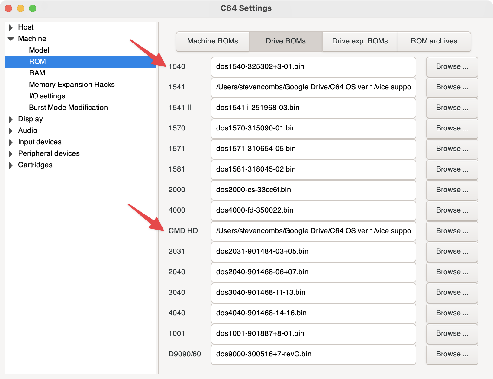 Install C64 OS using the VICE Commodore Emulator